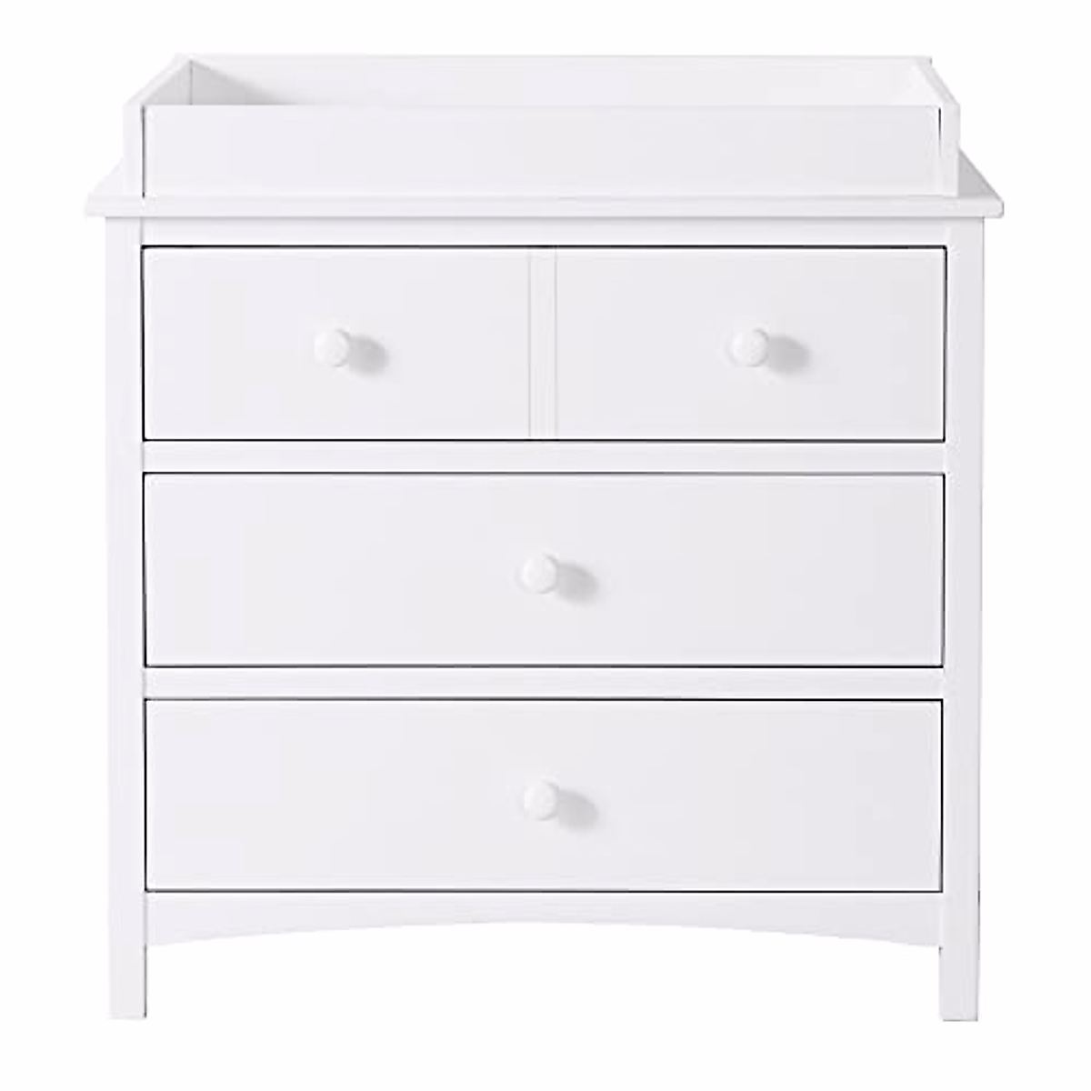 Oxford Baby Changing Topper for Universal 3-Drawer Dresser, Snow White, 6.61 pounds