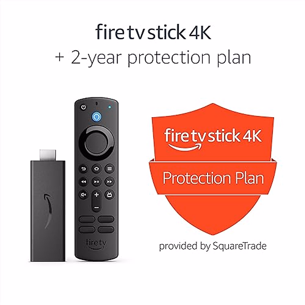 Fire TV Stick 4K Bundle with 2-Year Protection Plan