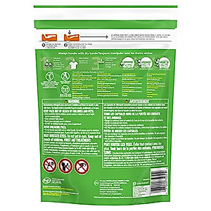 Gain Flings Liquid Laundry Detergent, Island Fresh Scent, 35 Count, HE Compatible