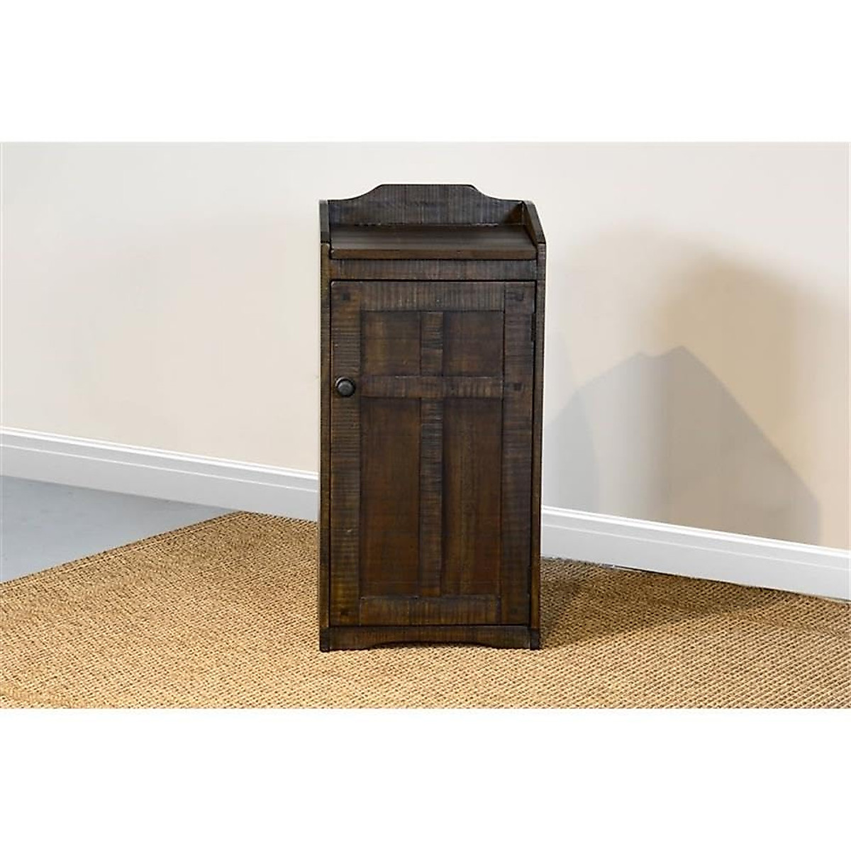 Sunny Designs 2110TL Homestead trash Box in Tobacco Leaf