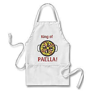King of Paella for Men Women with Pockets
