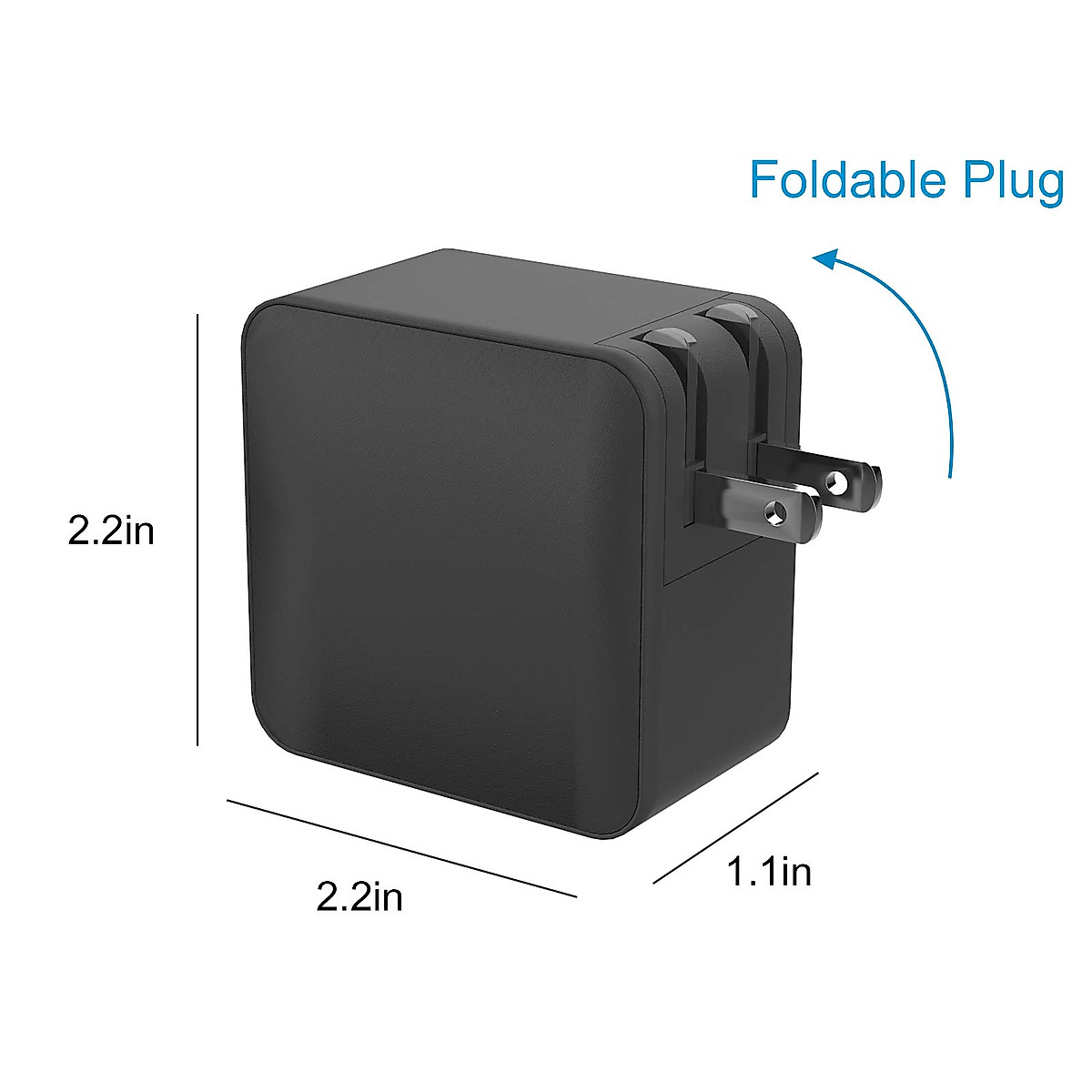 65w Gan USB C Charger PD 3.0 QC3.0 Fit for HP Spectre x360 13 13-ac013dx EliteBook x360 1030 G3 1040 G6 Elite x2 1012 G1 1013 G3 Pro x2 612 G2 934739-850 Zbook 14u 15u G5 G6