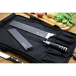 Noble Home & Chef 2-Piece Universal Knife Guards (12") are Felt Lined, More Durable, Non-BPA, Gentle on Blades, and Long-Lasting Knives Covers Are Non-Toxic and Abrasion Resistant!