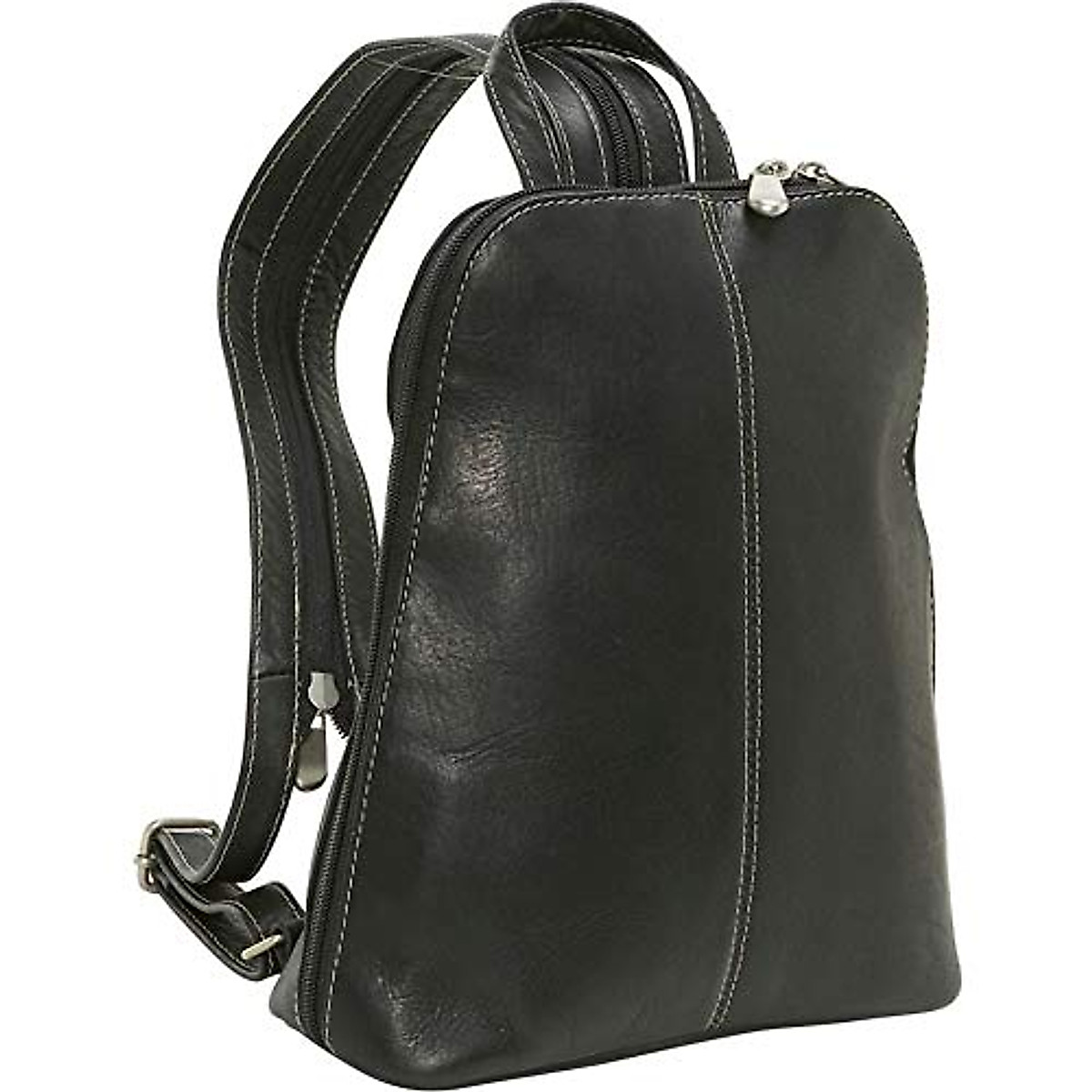 Le Donne Leather U-Zip Bag - Women's Designer Leather Sling/Backpack - Versatile Bag With Adjustable & Convertible Strap - Multipurpose Casual Travel Bag
