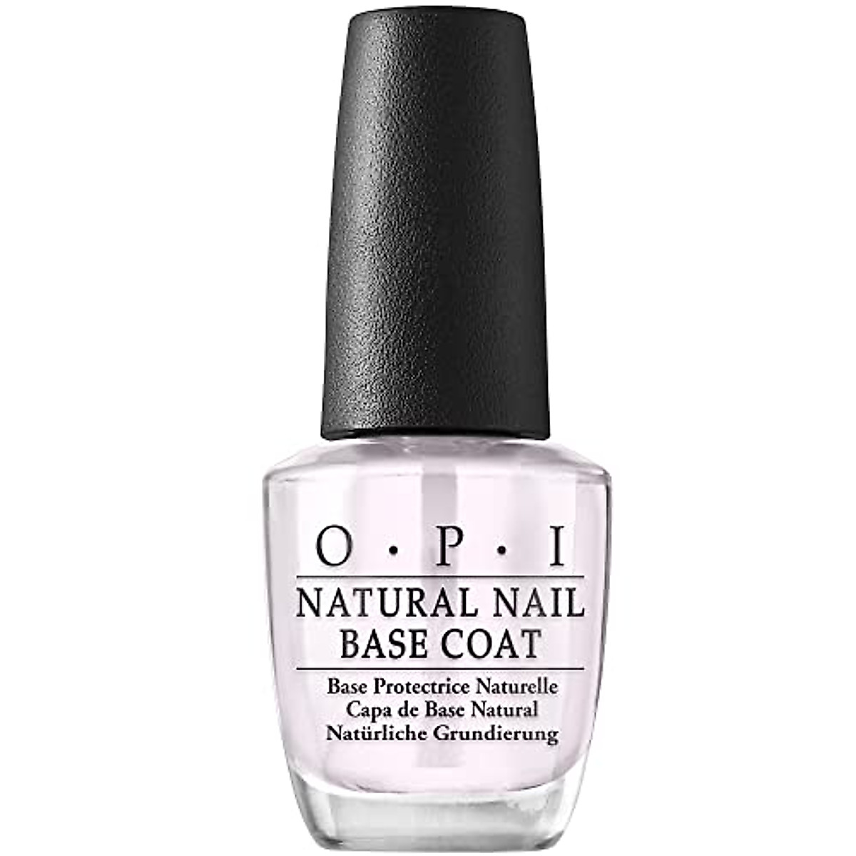 OPI Nail Polish Top Coat, Protective High-Gloss Shine, 0.5 Fl Oz, OPI Nail Polish Base Coat, Natural Nail Polish Base Coat, 0.5 Fl Oz