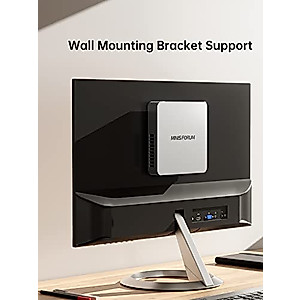 MINISFORUM TH80 Mini PC 11th Gen Core i7-11800H Micro Computer, DDR4 32GB RAM + 512GB PCIe SSD, HDMI/DP/USB-C(4K@60Hz) Outputs, 2.5G LAN, 5X USB3.2, Intel UHD Graphics Small Form Factor