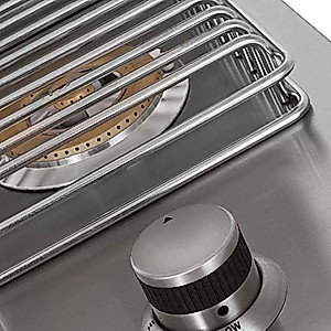 Blaze Grills 12,000 BTU Built-In Stainless Steel LTE Single Side Burner for Outdoor Grill, Natural Gas