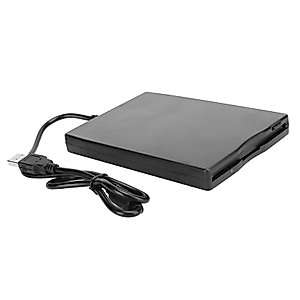 USB Floppy Disk Drive, 3.5" Portable USB External Floppy Disk Drive, Plug and Play 1.44MB FDD for Windows 10/7 / Vista/for Windows 8 / XP/ME / 2000 / SE / 98