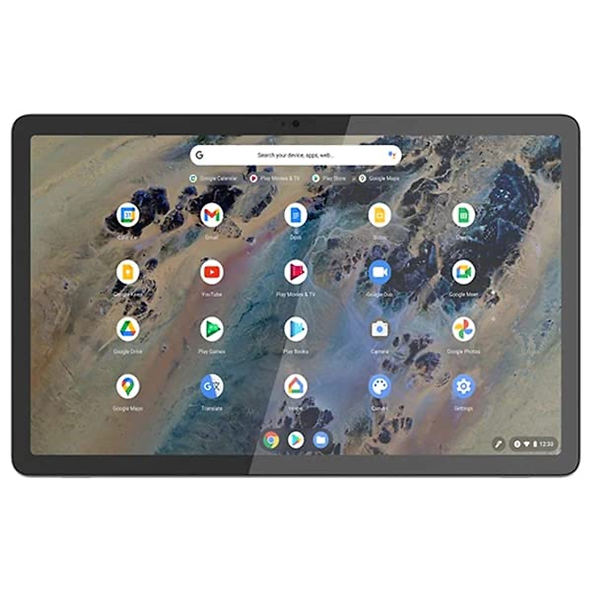 Lenovo Chromebook Duet 3 Snapdragon® 7c Gen 2 Compute Platform 8 GB LPDDR4X-2133MHz (Soldered) 128 GB eMMC 10.95" 2K (2000 x 1200), IPS, Glare, Touch, 70.8%NTSC, 400 nits, 60Hz 82T6001HUS