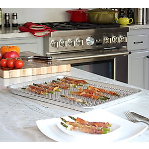 Stainless Steel Cooling Rack Half size - Commercial Grade Metal 11.5" x 16.5" | 1 Piece | Cooking Rack Designed To Fit Perfectly Into Baking Half Sheet Pan