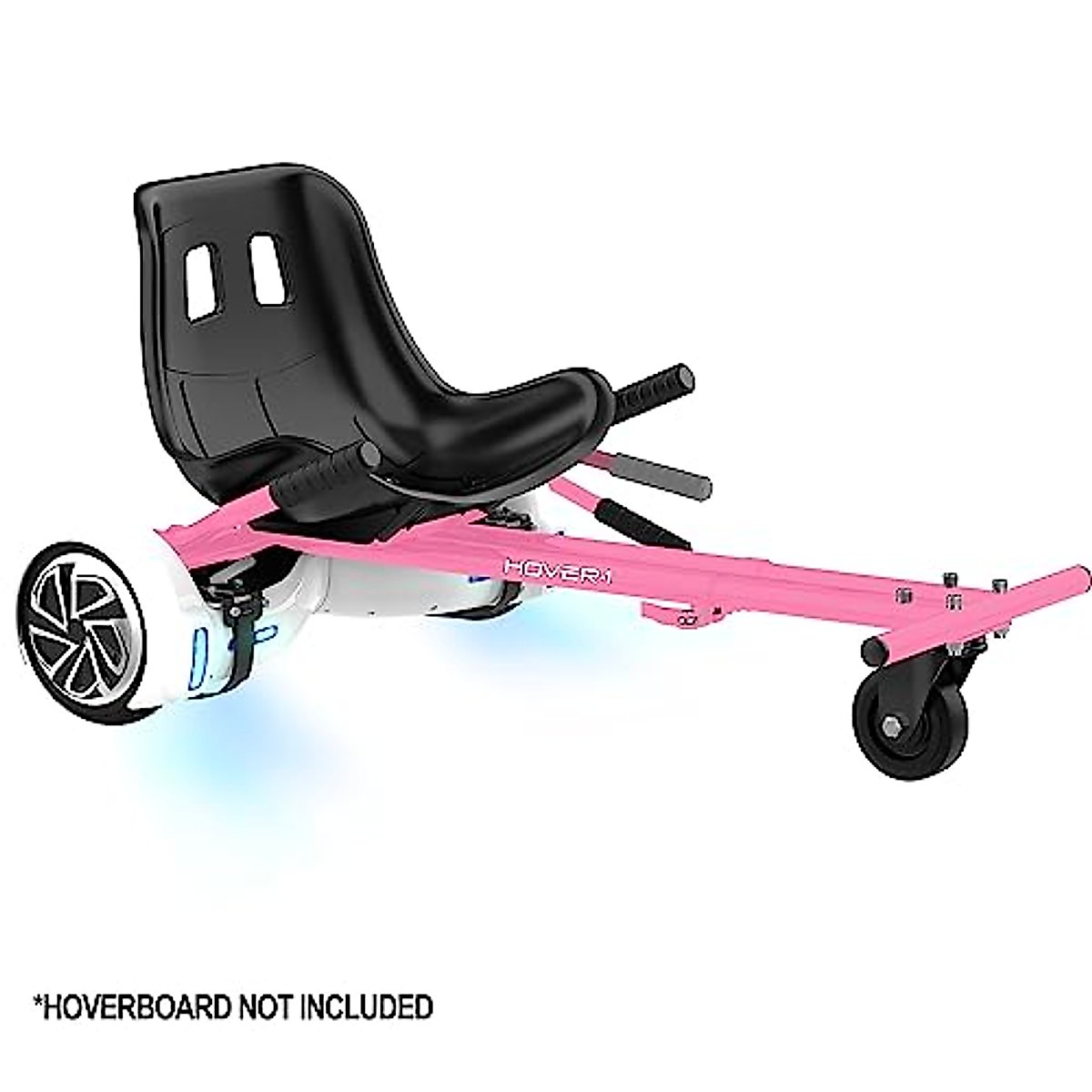 Hover-1 Buggy Attachment | Compatible with All 6.5" & 8" Electric Hoverboards, Hand-Operated Rear Wheel Control, Adjustable Frame & Straps, Easy Assembly & Install
