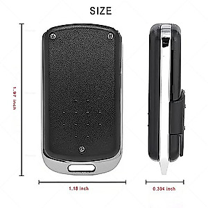 Cloning Remote Control Keychain, Replacement Garage Door Electric Gate, Duplicates and Replaces Original Factory Remote Controls for Vehicle Central Locking Systems (KSTCP*2)