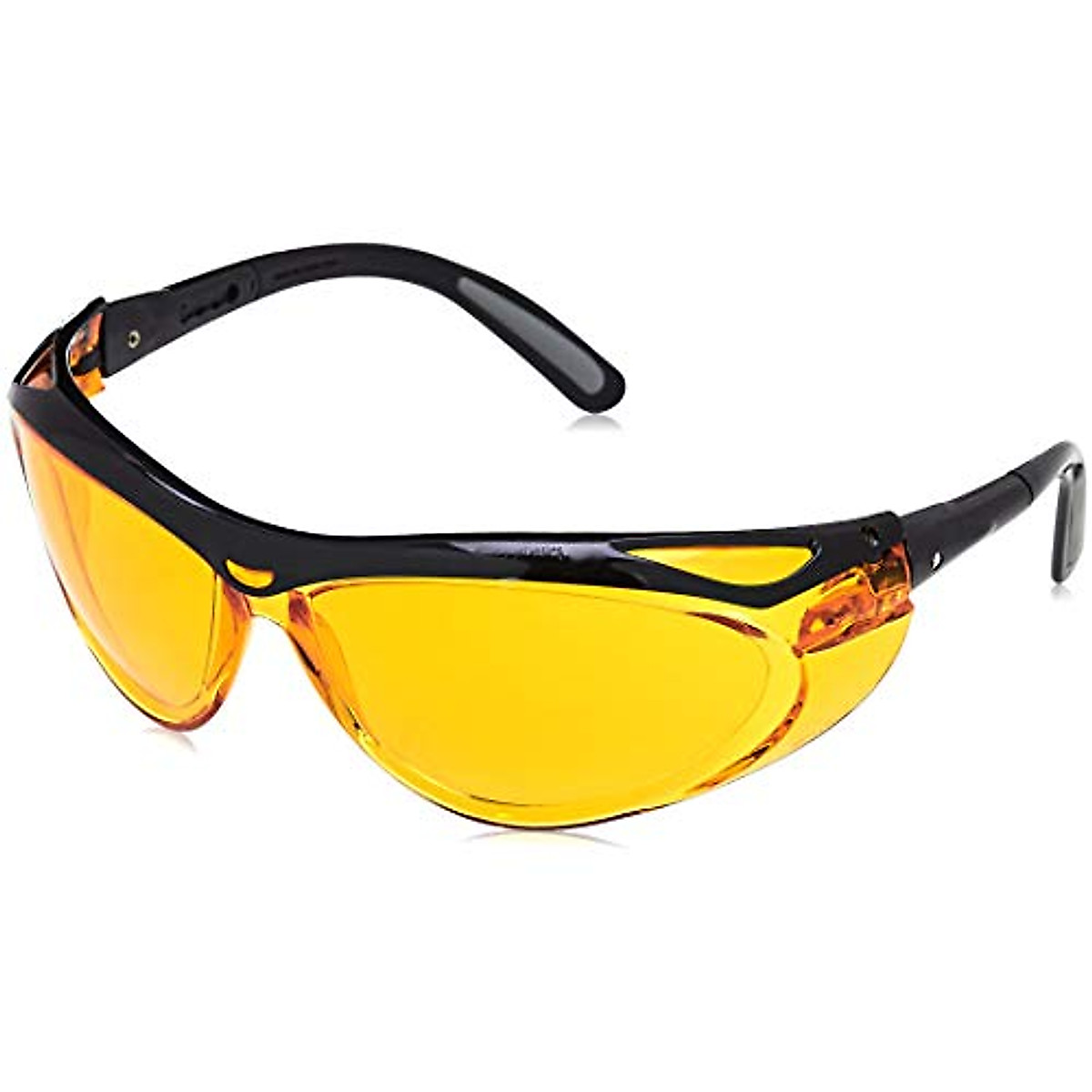 Amazon Basics Blue Light Blocking Safety Glasses Eye Protection, Anti-Fog, Orange Lens - 3-Pack