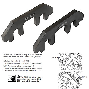 DPTOOL Camshaft Holding Tool Timing Alignment Holder Tool Set Kit for Ford Lincoln Mercury 3.5L 3.7L 4V Engines Replace 303-1248 303-1530 Replacement for OTC 6682