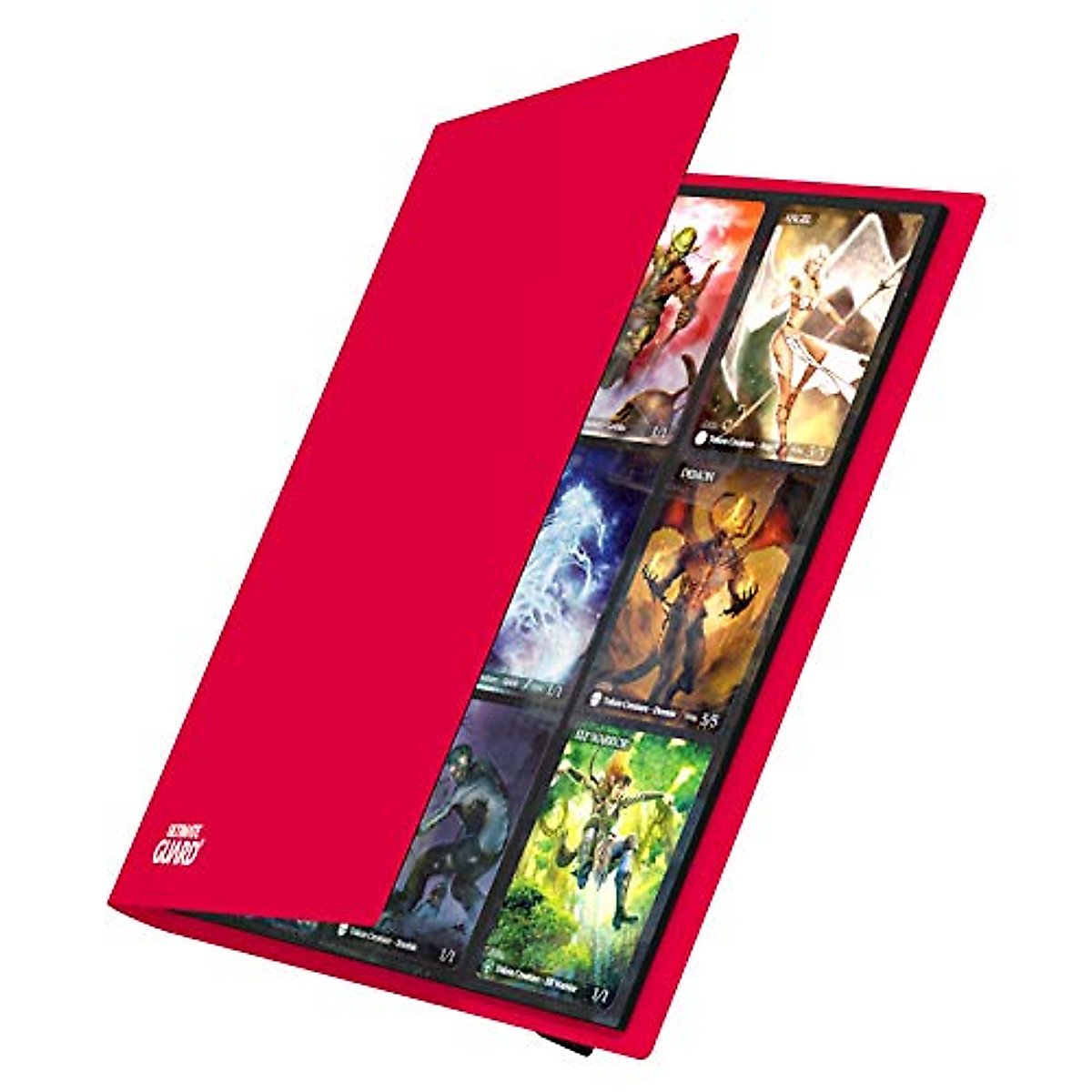 Ultimate Guard Flexxfolio | Trading Card Binder with 9 Side-Loading Pockets per Page | Up to 360 Cards | Red, Sturdy Card Collection Album designed for Double-Sleeved TCG Cards