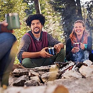 Stanley Classic Legendary Vacuum Insulated Tumbler-Stainless Steel Camp Mug, 1 Count (Pack of 1), Matte Black