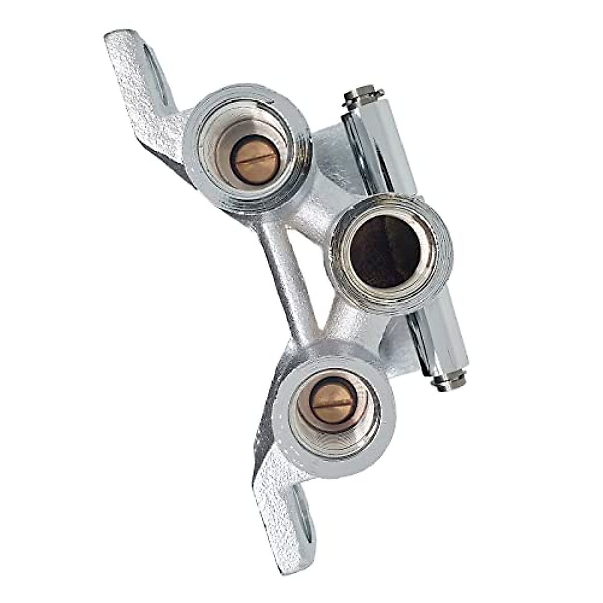 AmGood Stainless Steel Dual Foot Pedal Valve Control for Faucet