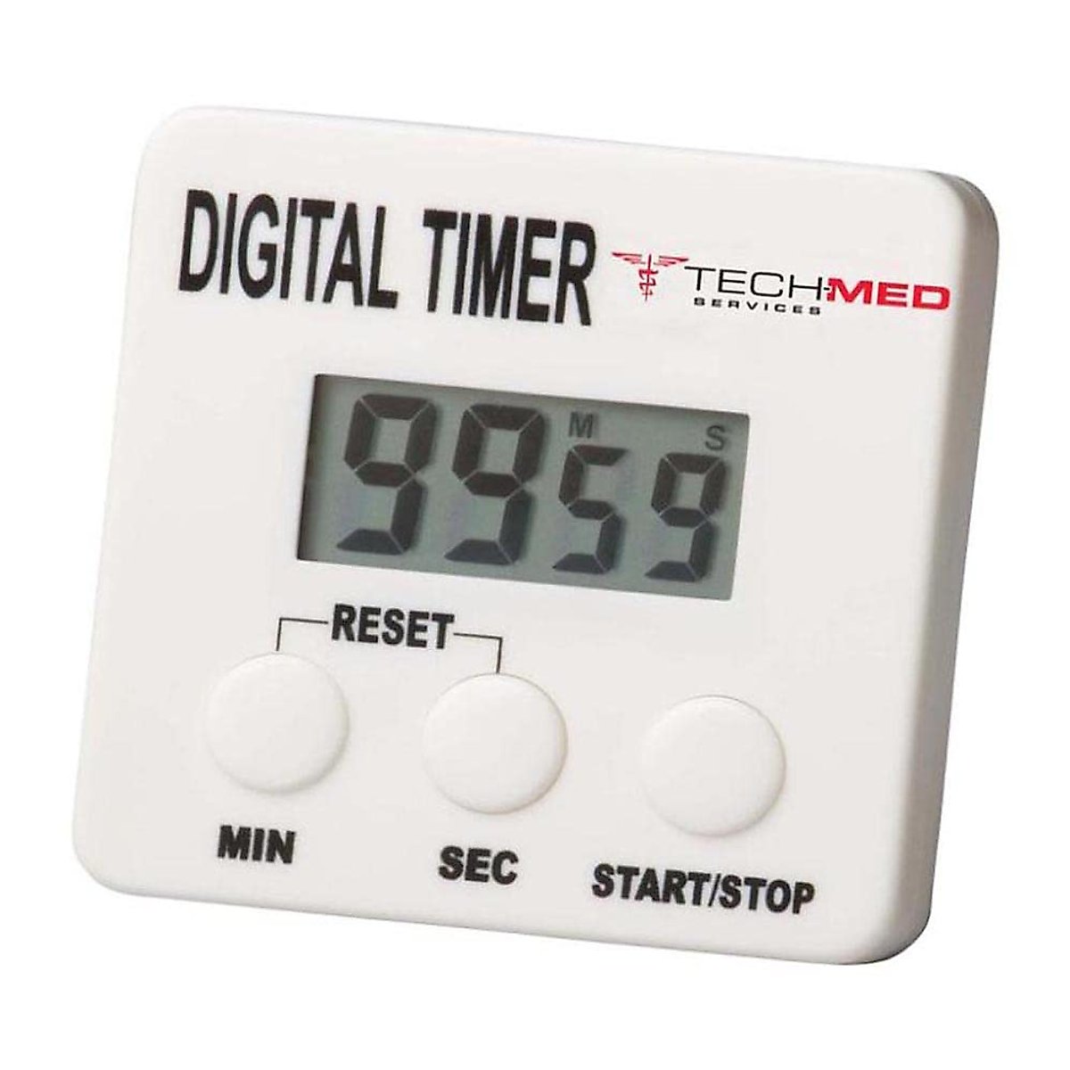 Dukal TEC 4452 Tech-Med Digital Timer, 1/2" Number Display, 2-3/4" x 1-1/2"