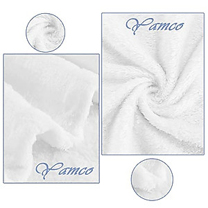 Yamco Godmother Gifts Blanket - Godmother Gifts from Godchild 60"X 50" Throw Blankets - Christian Gifts for Godmother - Baptism Gifts for Godmother Ideas