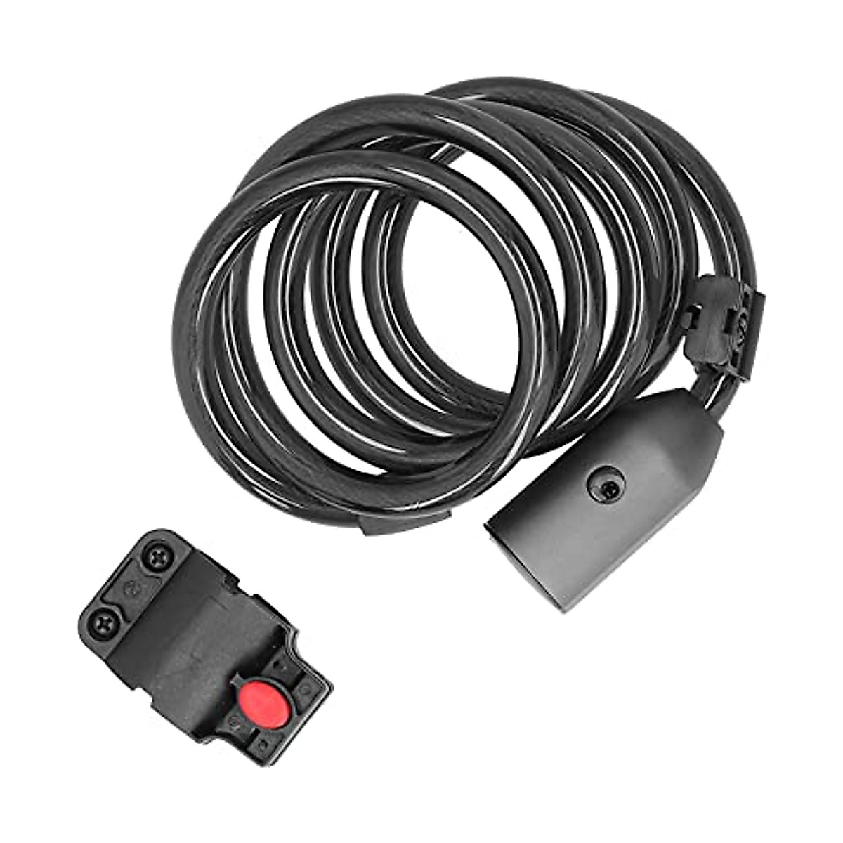 Shanrya USB Rechargeable Bicycle Lock, Antitheft Reliable Bike Cable Lock for Luggage Door