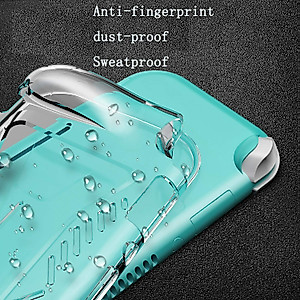 Xuyoz Protective Case for Nintendo Switch Lite, Clear Switch Lite Cover Case with Had Grip, Slim Soft TPU Material, Shockproof and Anti-Scratch Compatible with Nintendo Switch Lite 2019, Transparent