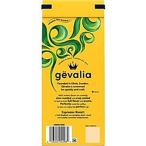 Gevalia Espresso Dark Roast Ground Coffee (12 oz Bag)
