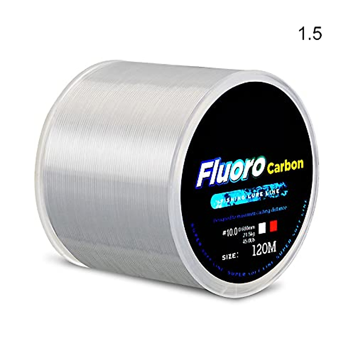 Monofilament Fishing Line Strong Mono Nylon Line Superior Mono Nylon Fish Line Great Substitute 120 Meters Abrasion Resistant Fly Fishing Line for Freshwater