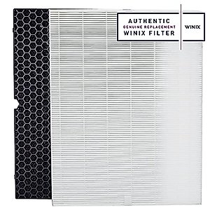 Genuine Winix 116130 Replacement Filter H for 5500-2 Air Purifier , White