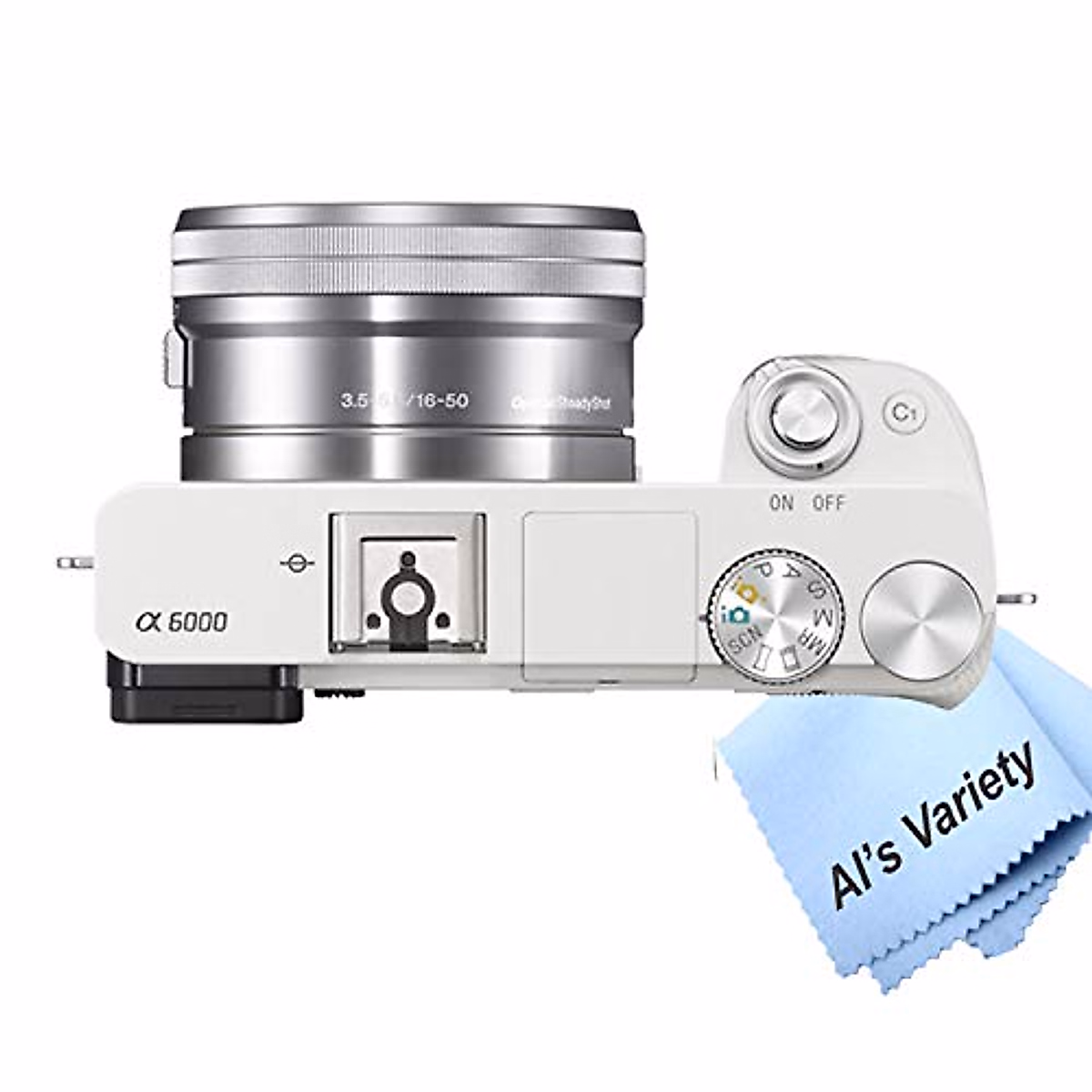 Sony a6000 Mirrorless Digital Camera(Graphite) with 16-50mm Lens + 32GB Card, Tripod, Case, and More (18pc Bundle)