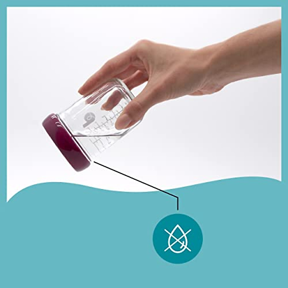 Babymoov Glass Food Storage Containers | Leak Proof Stackable & Reusable Glass Jars (Pick Your Set Size), X8