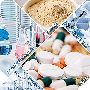 UMETASS Plastic Container Lab Chemical Reagent Bottles 4oz Liquid Solid Storage Bottles Sample Storage Container Sealing Bottle with Cap for Food Stores (Translucent, 4oz,10 PACK)