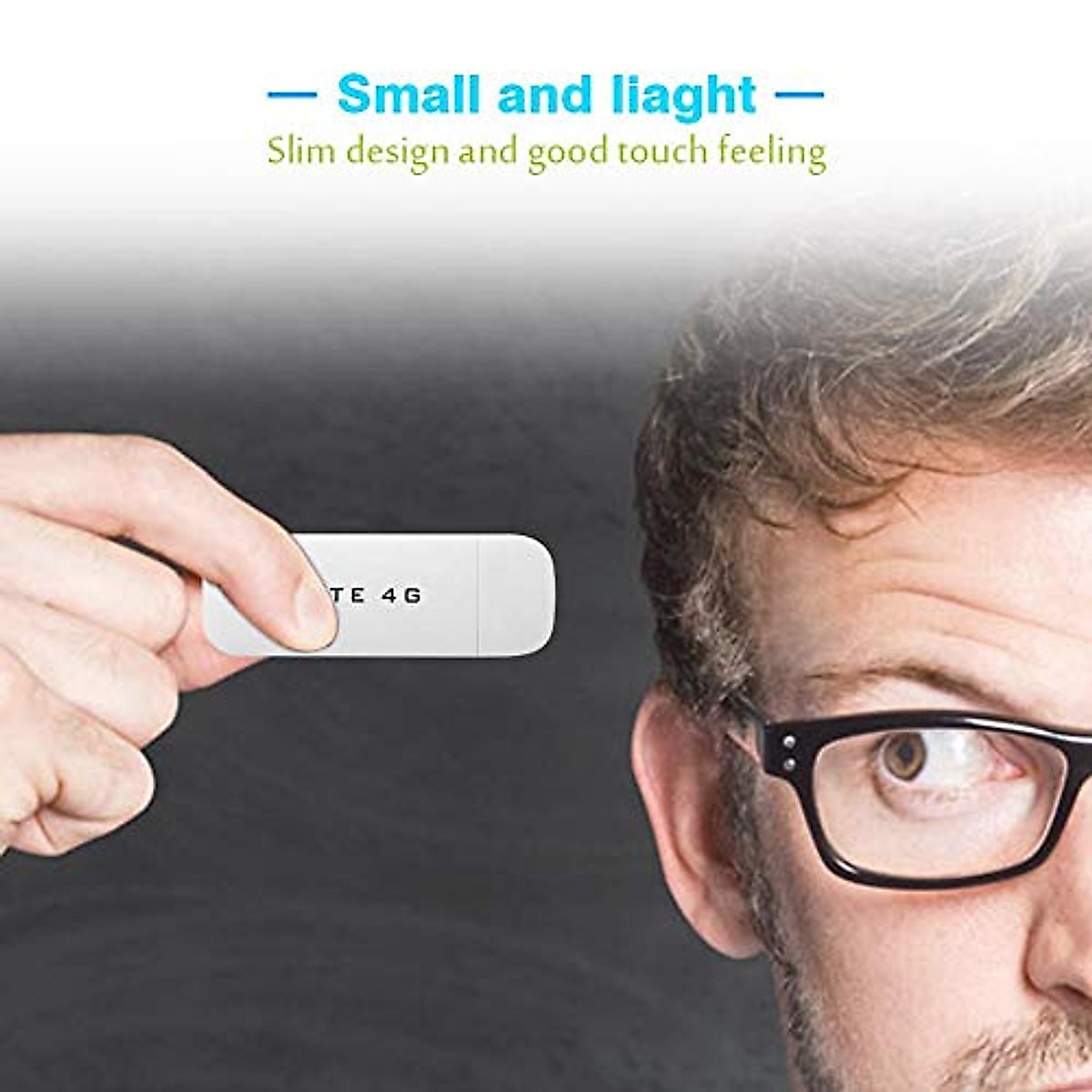 4G LTE USB Network Adapter Wireless WiFi Hotspot Router Modem Stick, Mini Network Adapter Share up to 10 WiFi Users,Memory, Expansion up to 32GB (with WiFi Function)