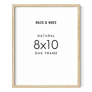 HAUS AND HUES 8x10 Frame - 8x10 Wood Picture Frame Wood Frames 8x10 Wood Frame Natural Wood Picture Frames Light Wood Frame 8x10 Picture Frame Wood Color Frame Natural Wood Frame, BEIGE FRAMED
