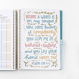 PPP 2023 Home Planner (Blue Leaf) | Work from Home Planner w/Stickers | Daily Checklist | Monthly Budget Worksheet | Monthly Calendar Layout | Vacation Checklist | Coil Binding | Poly Laminated Cover