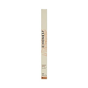 Honest Beauty Eyebrow Pencil, Soft Black with Jojoba Seed Oil | Buildable & Blendable | EWG Certified + Dermatologist & Ophthalmologist Tested & Cruelty Free | .039 oz.
