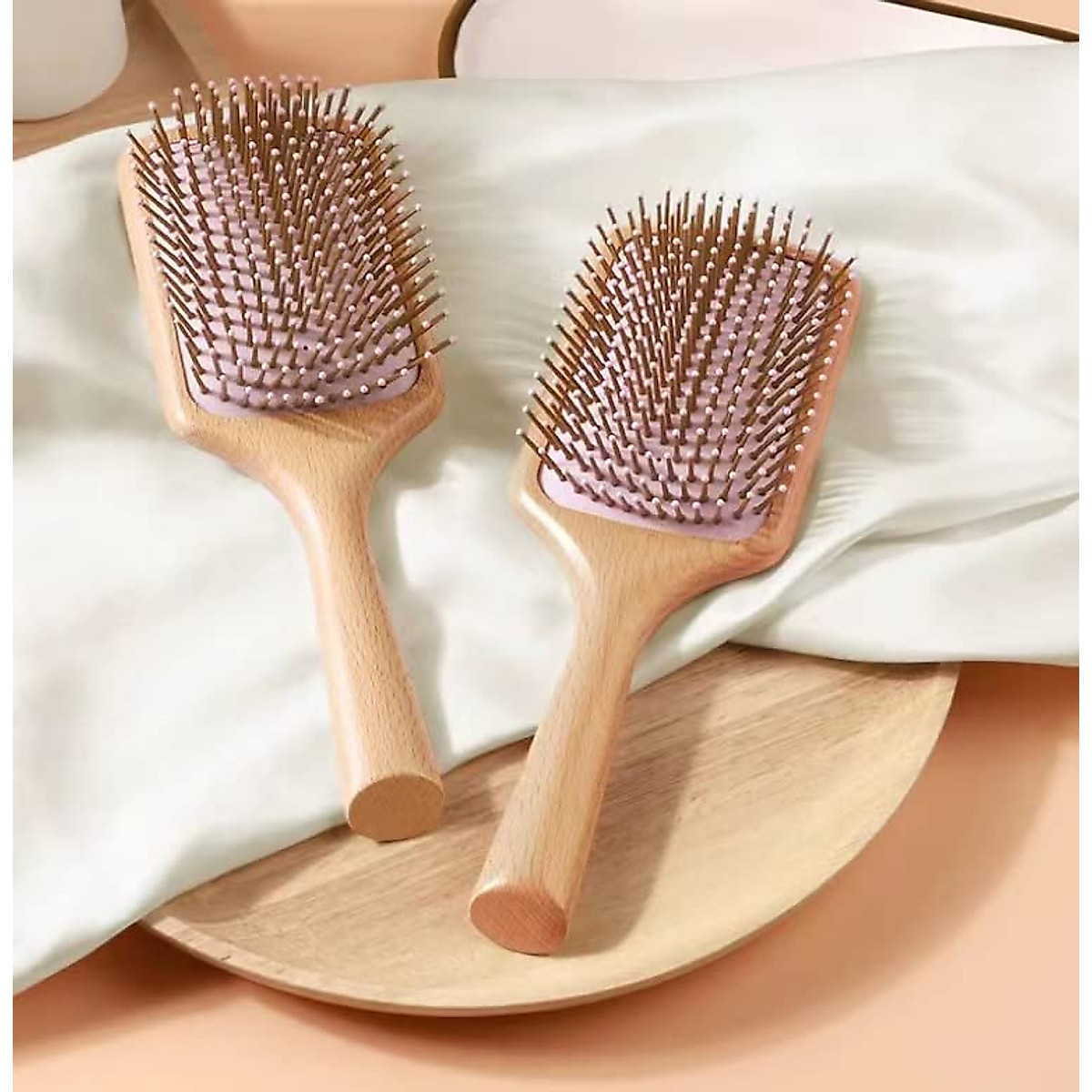 hair comb (square, pink)