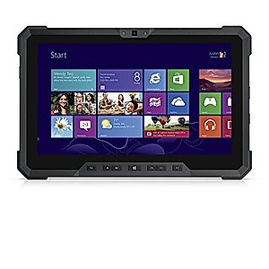 Dell Rugged 7202 HD 11.6 Inch Tablet PC (Intel Core M-5Y71, 8GB Ram, 512GB Solid State SSD, Dual Camera, Mini HDMI, Micro-SD Reader, USB 3.0) Win 10 Pro (Certified Refurbished) Dual Battery