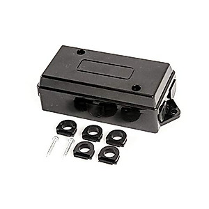 Red Hound Auto 7 Way Trailer Wire Junction Box Camper Truck Weather Proof RV Light Cord Plug