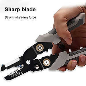 WMGoods Wire Stripper Wire Stripper Tools Professional Wire Stripper Wire Cutter, Wire Press Wiring Tools and Multi-Function Hand Tools, Wire Stripper, Multi-Function Wire Stripper