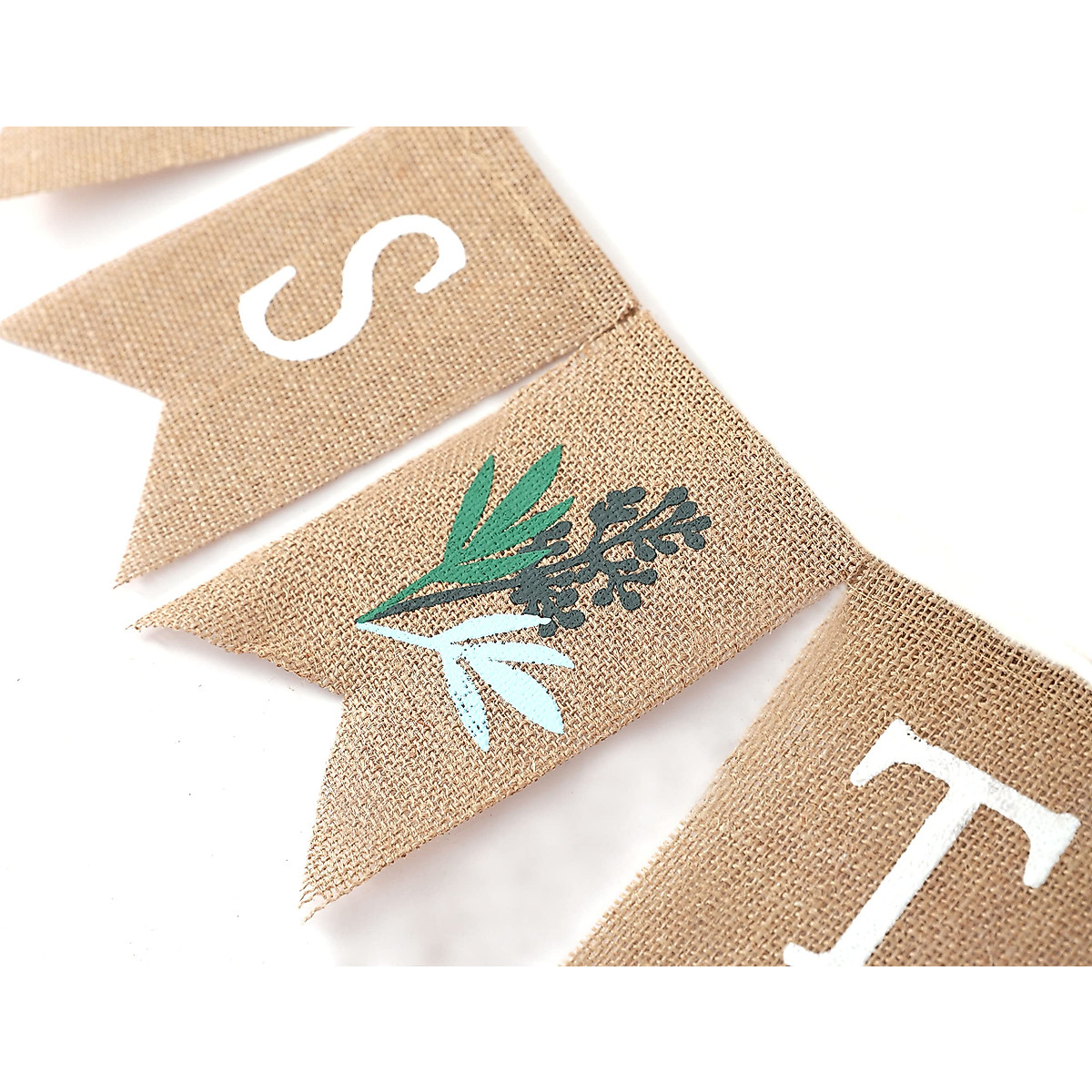 Miss to Mrs Burlap Banner - Greenery Bridal Shower Decorations, Greenery Shower Banner, Rustic Bridal Shower Decor, Miss to Mrs Banner Sign, Best Party Supplies