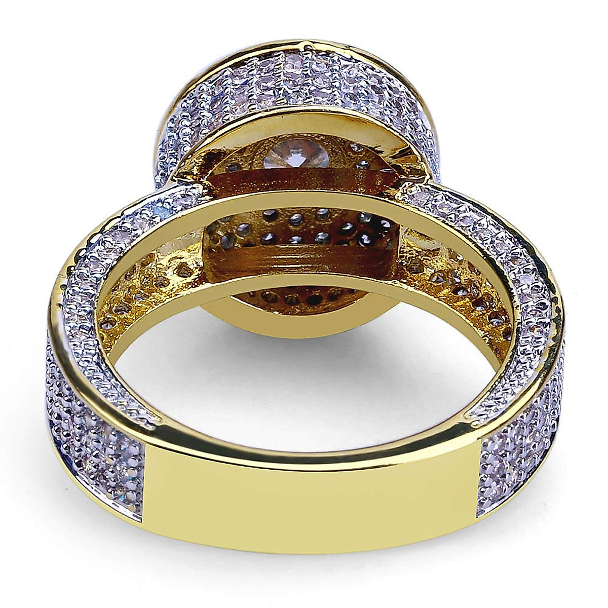 Moca Jewelry Iced Out Personalized Fashion Ring 18K Gold Plated Bling CZ Simulated Diamond Hip Hop Ring for Women (7)