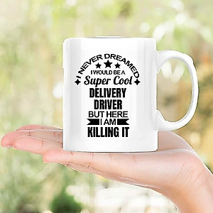 Courage Gift For Delivery Drivers To Persevere During Tough Times 11oz 15oz White Coffee Mug