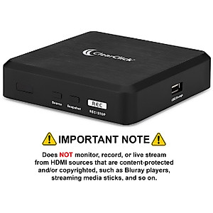 ClearClick HD Capture Box Platinum - Capture and Stream Video from HDMI, RCA, AV, VGA, YpbPr, VHS, VCR, DVD, Camcorders, Hi8