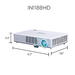 InFocus IN1188HD, LED 1080p, 1920 x 1080, 3000 Lumens, Ultra-Portable Projector