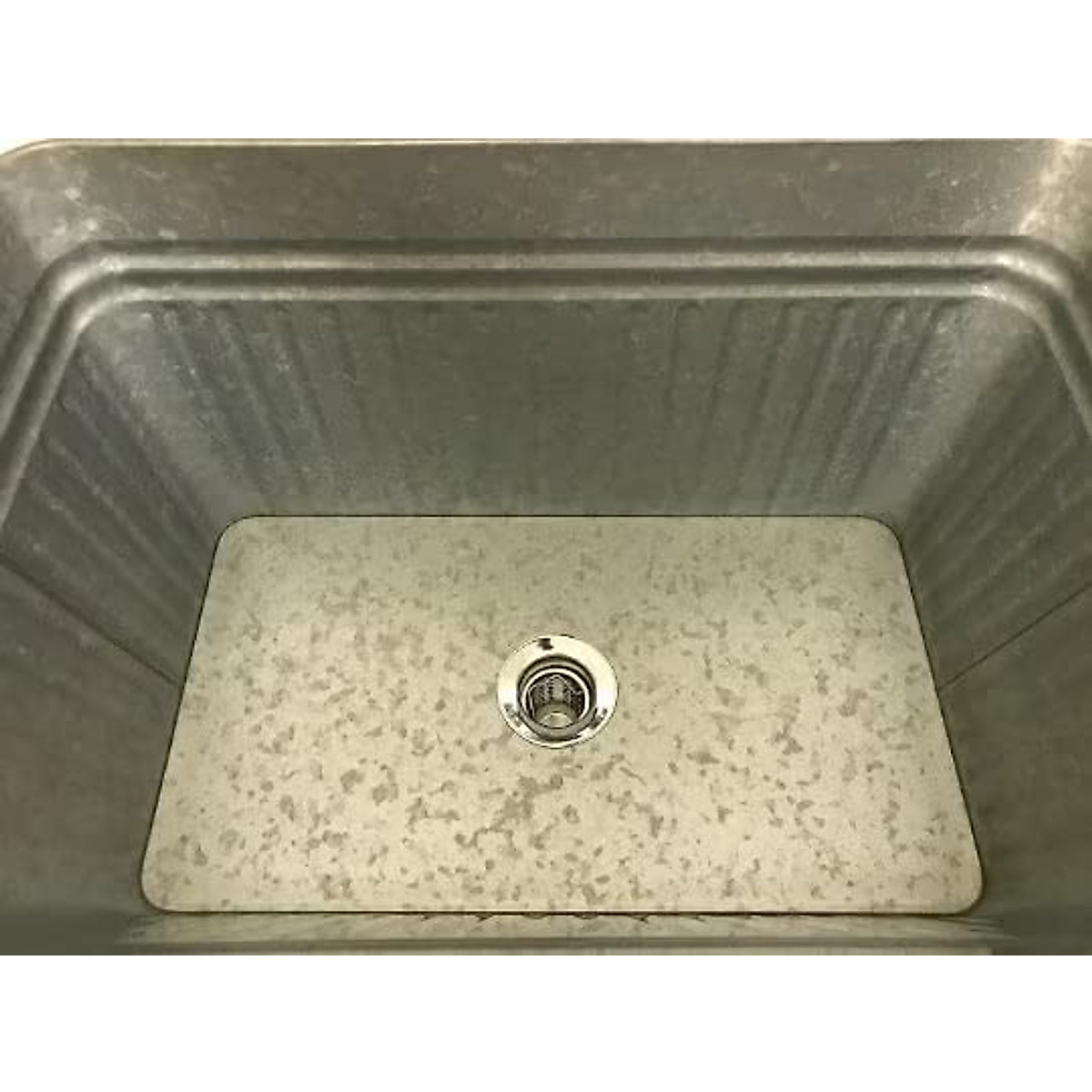 Rectangle Rustic Sink Galvanized Farmhouse Tub & (Rectangle) No Faucet