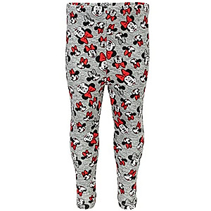 Disney Minnie Mouse Infant Baby Girls Fleece Hoodie and Leggings Outfit Set Red 18 Months