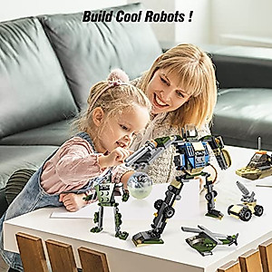 JMBricklayer Party Favors for Kids, 12 in 1 Robot Building Block Sets for Party Favors Goodie Bags Fillers Stocking Stuffers, Birthday Gifts,Classroom Prize Supplies