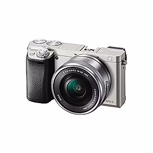 Sony Alpha a6000 Mirrorless Digital Camera with 16-50 mm Lens 24.3MP (Silver) (Renewed)