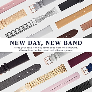 Wristology Olivia - 6 Options - Womens Watch Crystal Gold Boyfriend Ladies Stainless Steel Metal Mesh Strap Band