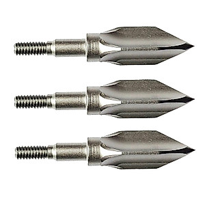 G5 Montec M3 BMP Archery Durable Versatile Screw-in Off-Season Practice Broadhead Points for Bow Arrows - for Archery Bow Hunt Trainings | Pack of 3, 100 Grain